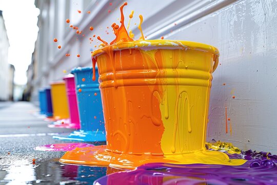 Pouring Paint Bucket Images – Browse 46,830 Stock Photos, Vectors, and ...