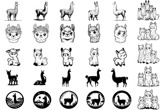 "Llama Silhouette" Imagens – Procure 157 fotos, vetores e vídeos ...