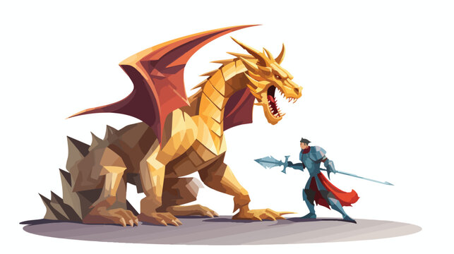 Knight Fighting Dragon Images – Browse 4,043 Stock Photos, Vectors, and Video | Adobe Stock