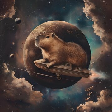 Capybara Cosmic Images – Browse 24 Stock Photos, Vectors, and Video ...