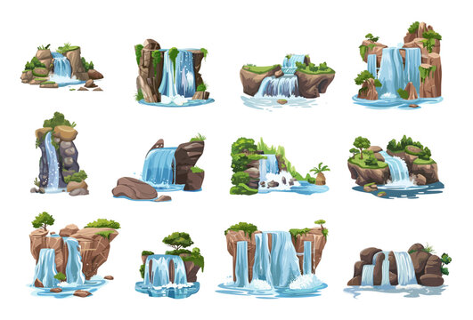 Waterfall Cartoon Images – Browse 452,493 Stock Photos, Vectors, and ...