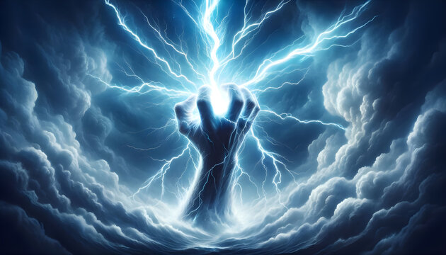 Zeus Lightning Hand Images – Browse 883 Stock Photos, Vectors, and ...
