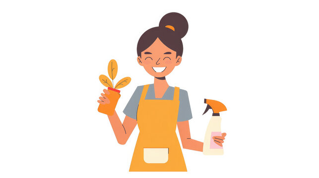Cleaning Lady Cartoon Images – Browse 56,840 Stock Photos, Vectors, and ...