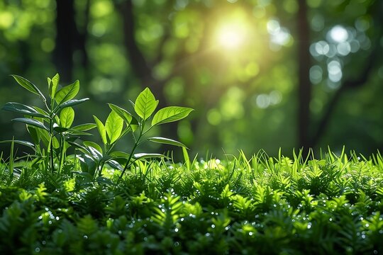 Green background photo store