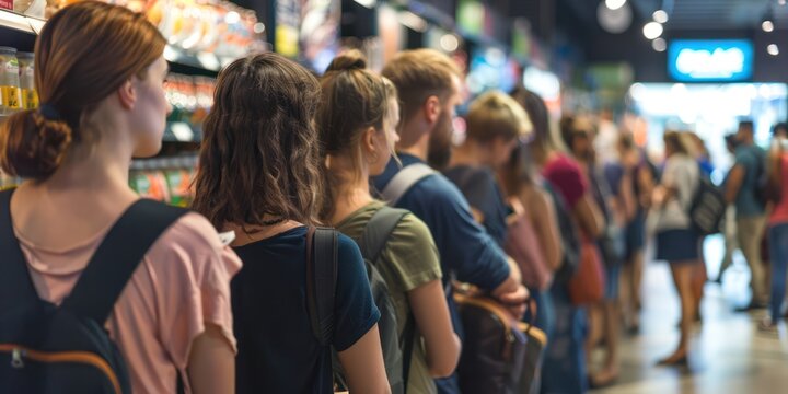 Supermarket Queue Images – Browse 100,536 Stock Photos, Vectors, and ...