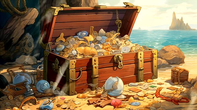 Treasure Box Cartoon Images – Browse 19,390 Stock Photos, Vectors, and ...