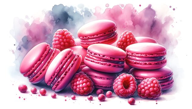 "Raspberry Macarons" Images – Browse 403 Stock Photos, Vectors, and ...