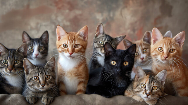 "Group Of Cats" Bilder – Durchsuchen 604 Archivfotos, Vektorgrafiken ...