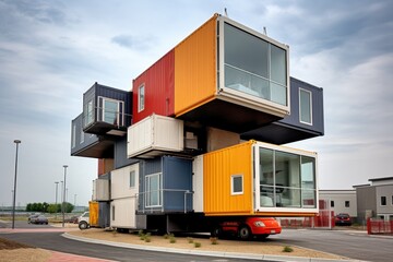 Colorful modular homes , Industrialized construction of modular homes ...