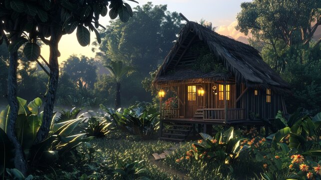 "Jungle Hut" Images – Browse 44 Stock Photos, Vectors, and Video ...
