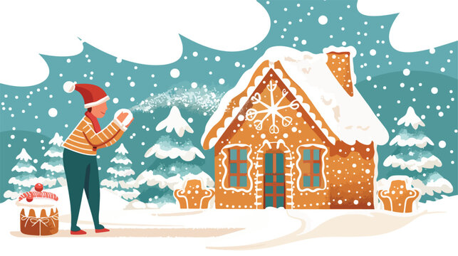 Gingerbread House Scene Images – Browse 5,205 Stock Photos, Vectors ...