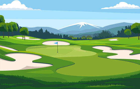 Golf Course Drawing Images – Browse 38,727 Stock Photos, Vectors, and ...