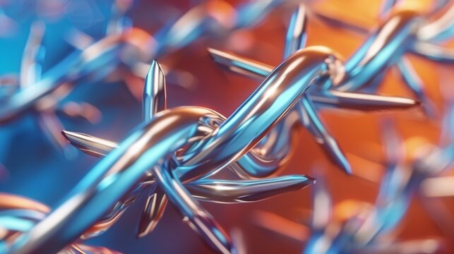 Chrome Barbed Wire Images – Browse 719 Stock Photos, Vectors, and Video ...