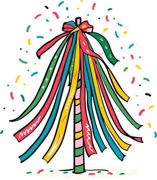 May Pole Clipart