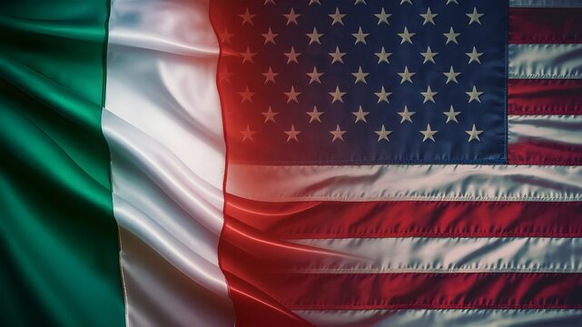 Italian American Flag Wallpaper