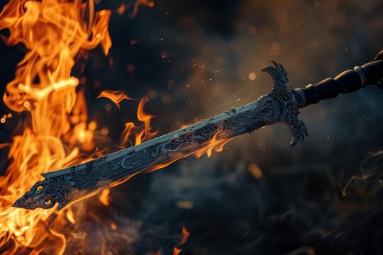 "Flaming Sword" Images – Browse 627 Stock Photos, Vectors, and Video ...