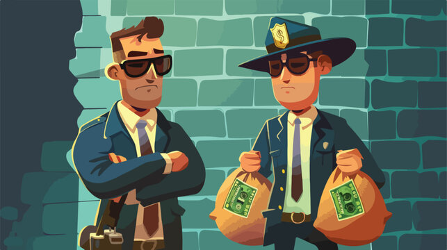 Cartoon Bank Robber With Guns Images – Browse 699 Stock Photos, Vectors ...