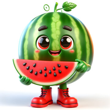 Watermelon Cartoon Images – Browse 126,296 Stock Photos, Vectors, and ...