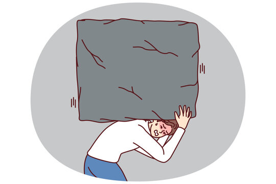 Man Carrying Heavy Rock Images – Browse 1,882 Stock Photos, Vectors ...