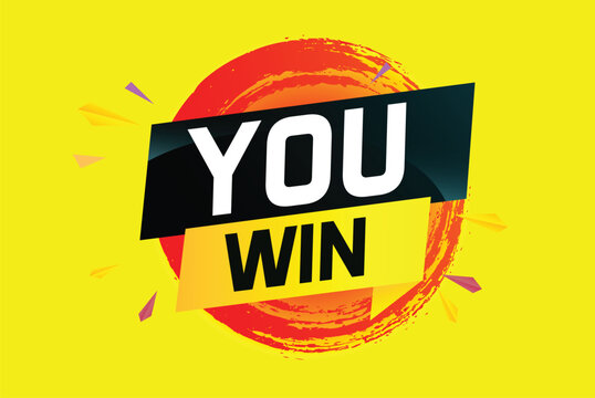 Congratulations You Won Images – Browse 8,181 Stock Photos, Vectors ...