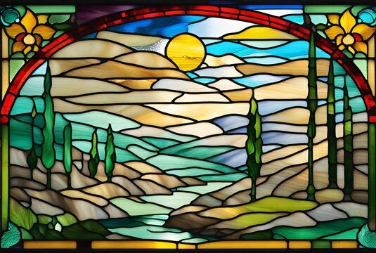 Stained Glass Sunset Images – Browse 4,271 Stock Photos, Vectors, and ...