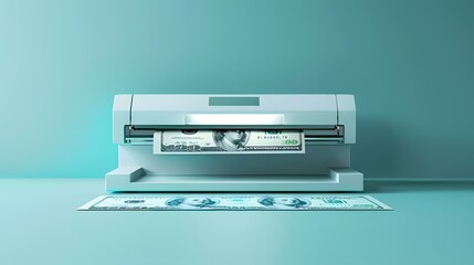 money printer for the financial concepts of money supply and liquidity ...