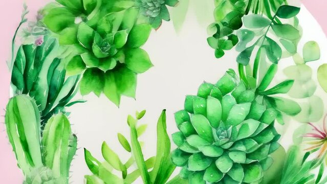 Watercolor Succulent Frame Images – Browse 17,590 Stock Photos, Vectors ...