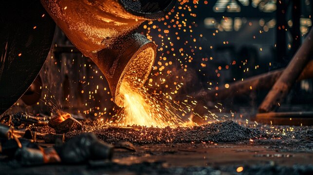 Pouring Molten Steel Images – Browse 7,557 Stock Photos, Vectors, and ...