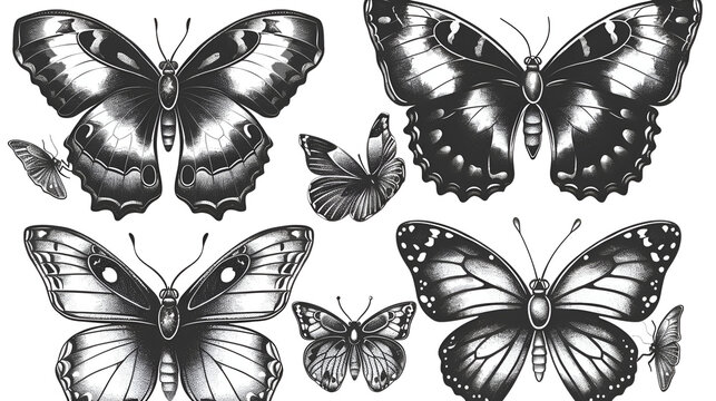 Butterflies Outline Images – Browse 81,768 Stock Photos, Vectors, and ...