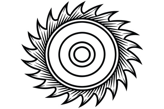 Circular Saw Blade Outline Images – Browse 6,175 Stock Photos, Vectors ...