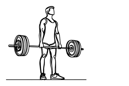 barbell drawing