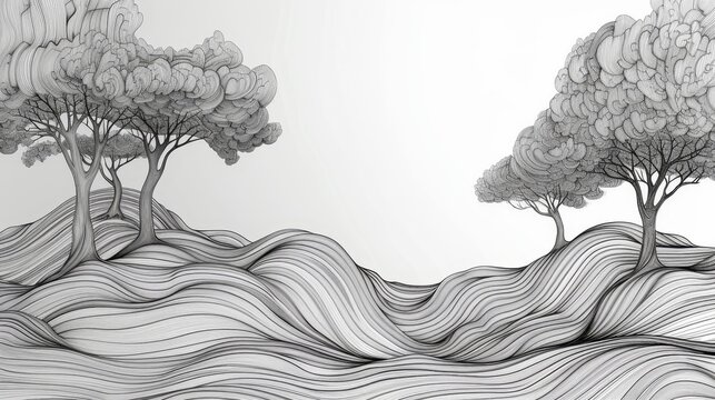 Trees Line Drawing Images – Browse 826,019 Stock Photos, Vectors, and ...