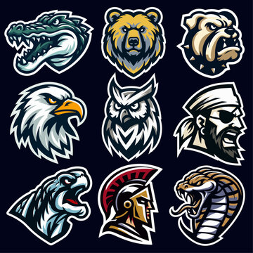 High School Mascot Logo