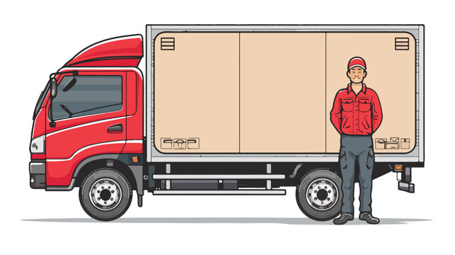 Truck Driver Icon Images – Browse 33,596 Stock Photos, Vectors, and ...