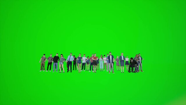 Crowd Green Screen Images – Browse 4,253 Stock Photos, Vectors, and ...