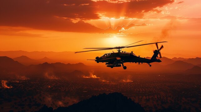 Blackhawk Helicopter Silhouette Images – Browse 517 Stock Photos ...
