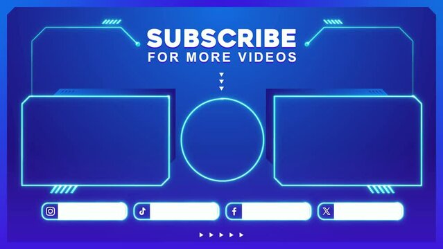 Youtube End Screen Images – Browse 1,005 Stock Photos, Vectors, and ...