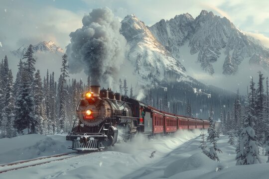 Steam Locomotive Snow Images – Browse 12,576 Stock Photos, Vectors, and ...