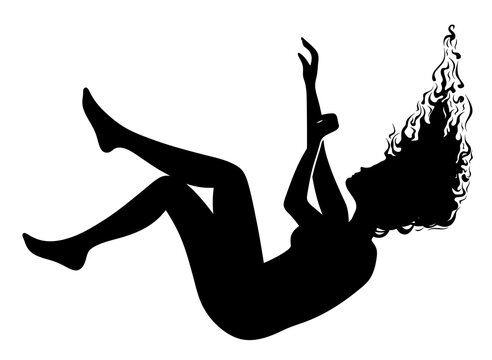 Woman Falling Silhouette Images – Browse 36,782 Stock Photos, Vectors ...