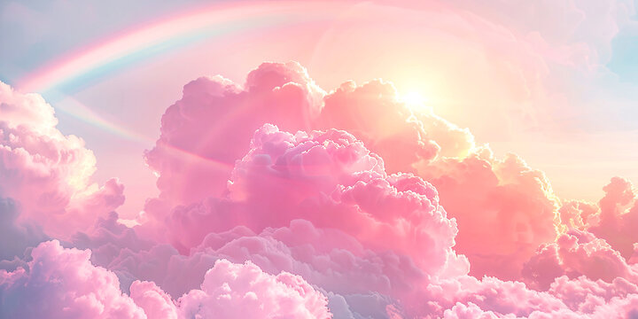 pink fluffy cloud