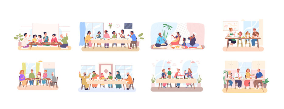 Family Gathering Cartoon Images – Browse 7,479 Stock Photos, Vectors ...