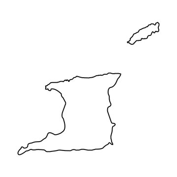 Trinidad Map Outline Images – Browse 1,106 Stock Photos, Vectors, and ...