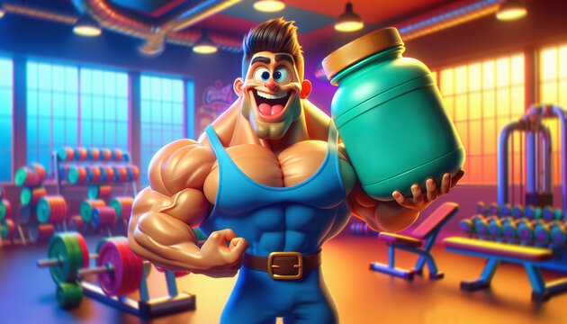 Cartoon Bodybuilder Images – Browse 34,779 Stock Photos, Vectors, and ...
