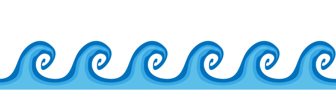 Waves Clipart Border