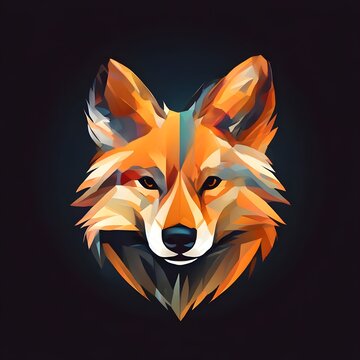 Cool Fox Logo Wallpaper
