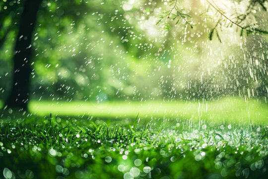 Spring Rain Wallpaper Hd Widescreen