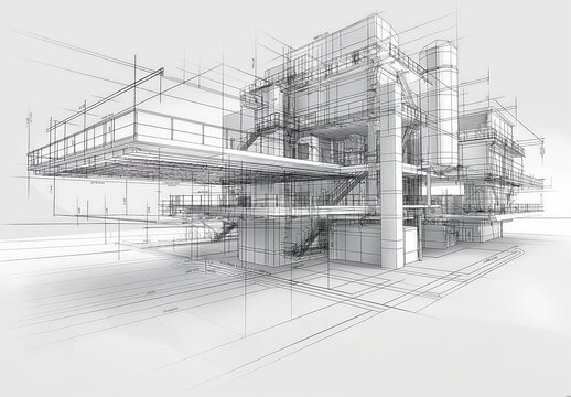 Industrial Building Drawing