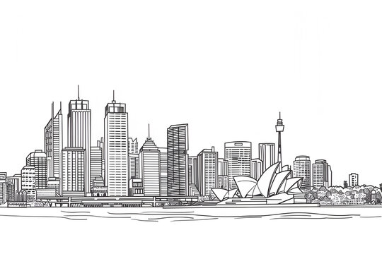Sydney Line Drawing Images – Browse 2,058 Stock Photos, Vectors, and ...