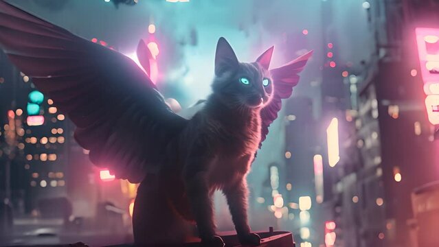 "Winged Cat" Images – Browse 405 Stock Photos, Vectors, and Video ...