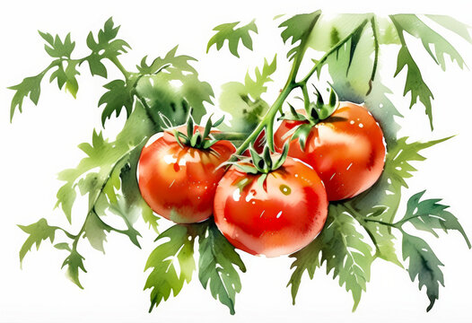 Tomato Vine Illustration Images – Browse 2,429 Stock Photos, Vectors ...